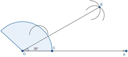 Construct the following angles using ruler and compass and verify by measuring them by a ...